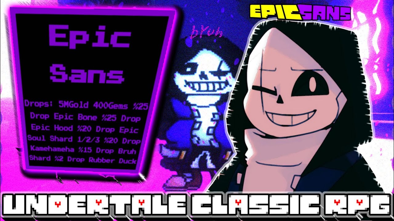 Epic Sans Items Showcase | Undertale Classic RPG (Roblox) - YouTube