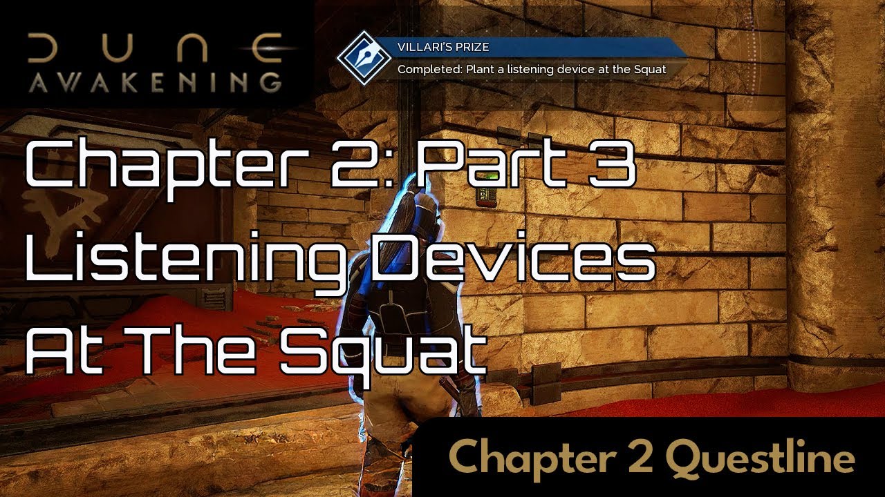 Chapter 2: Part 3 - Pickup Listening devices and place at the Squat ...