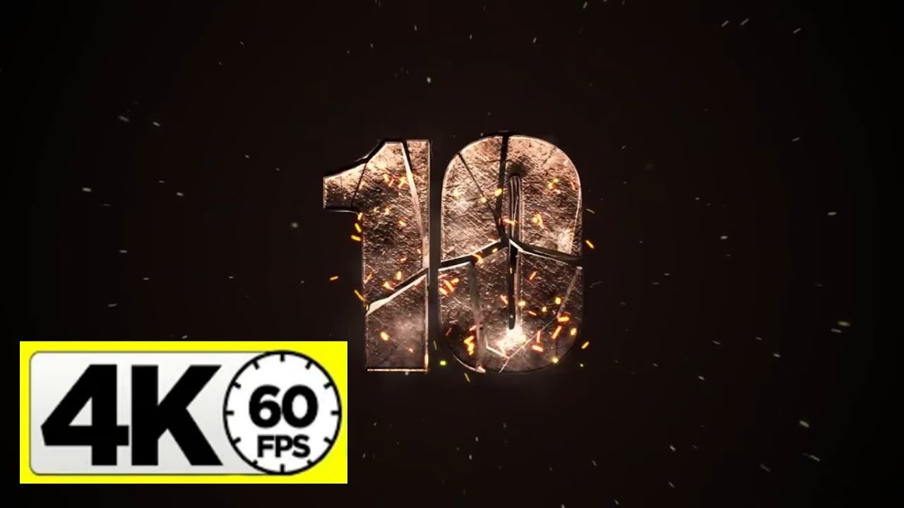 Contagem Regressiva 10 Segundos com Voz - YouTube