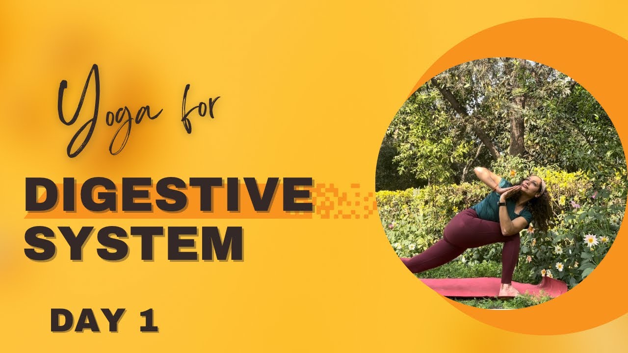Day 1/5 -Yoga for Digestive System #fitness #youtube #digestivehealth # ...