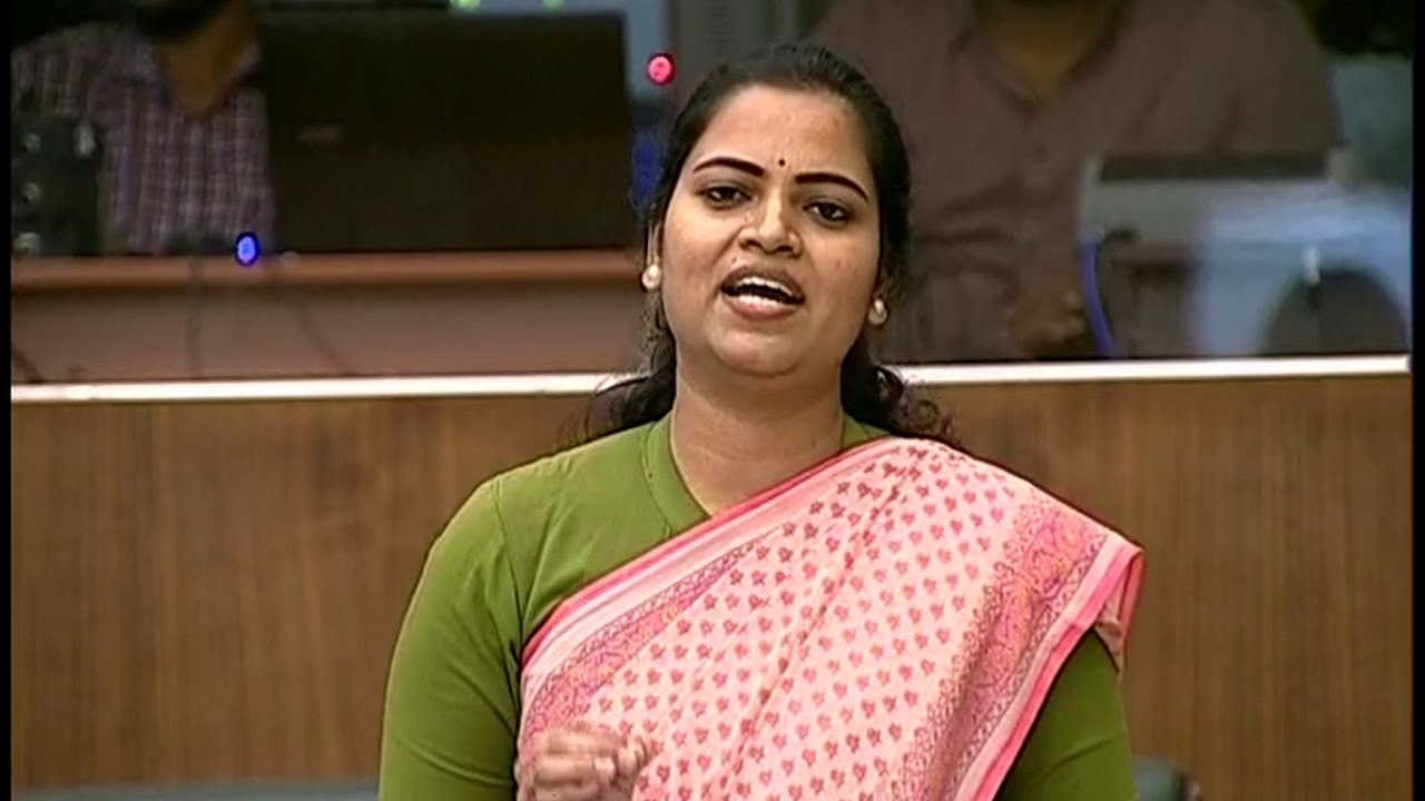 YSRCP MLA Vidadala Rajini on new Excise bill || AP Assembly || Day 6 ...