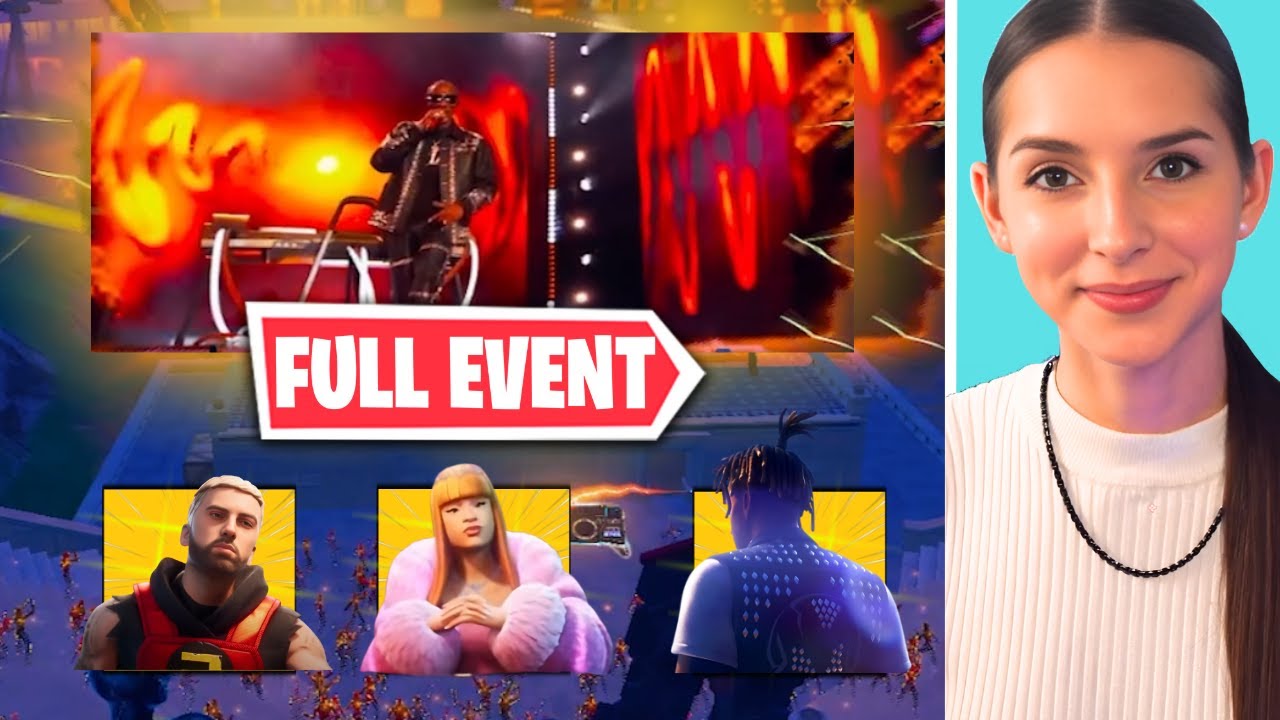Fortnite REMIX Event - JUICE WRLD + SNOOP DOGG + ICE SPICE REACTION ...