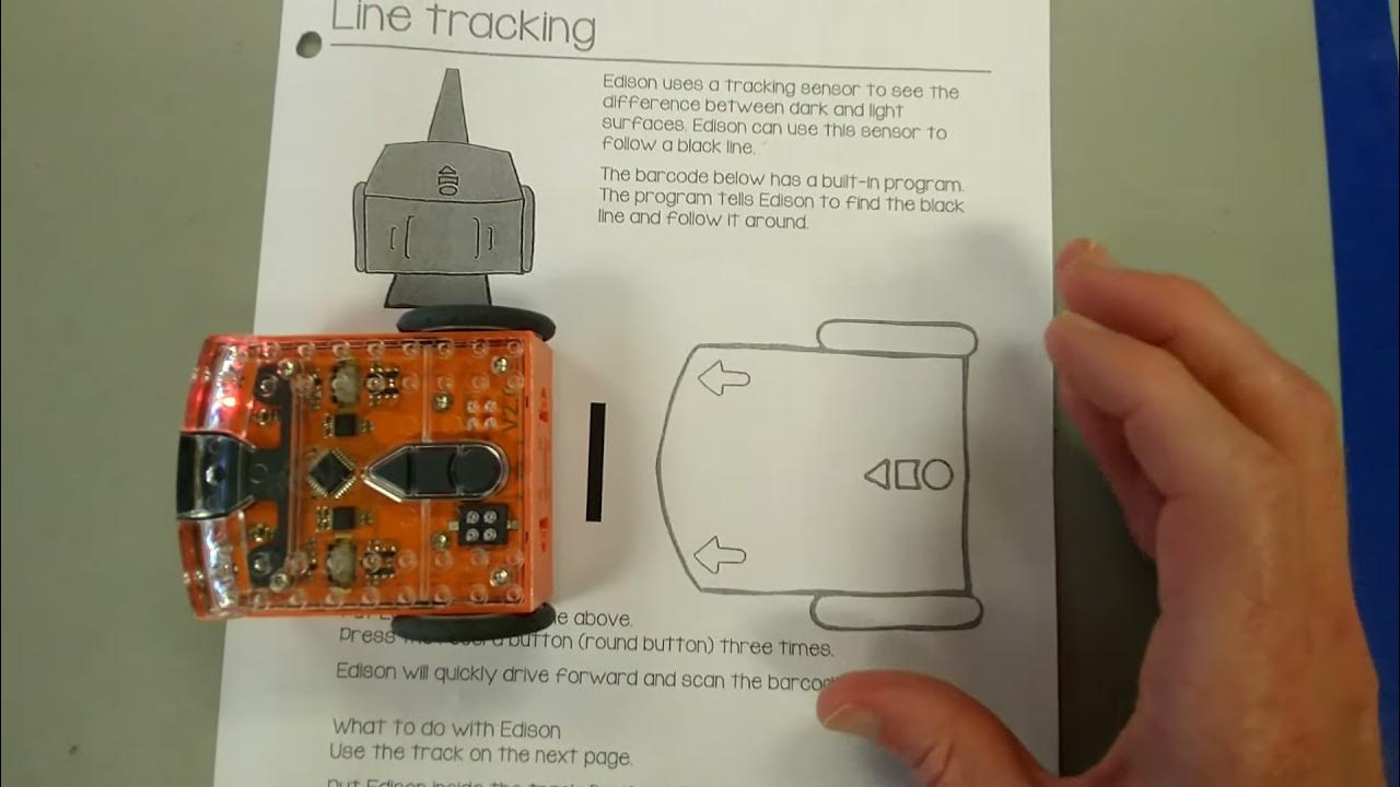 Edison Line Tracking Activity 5 - YouTube