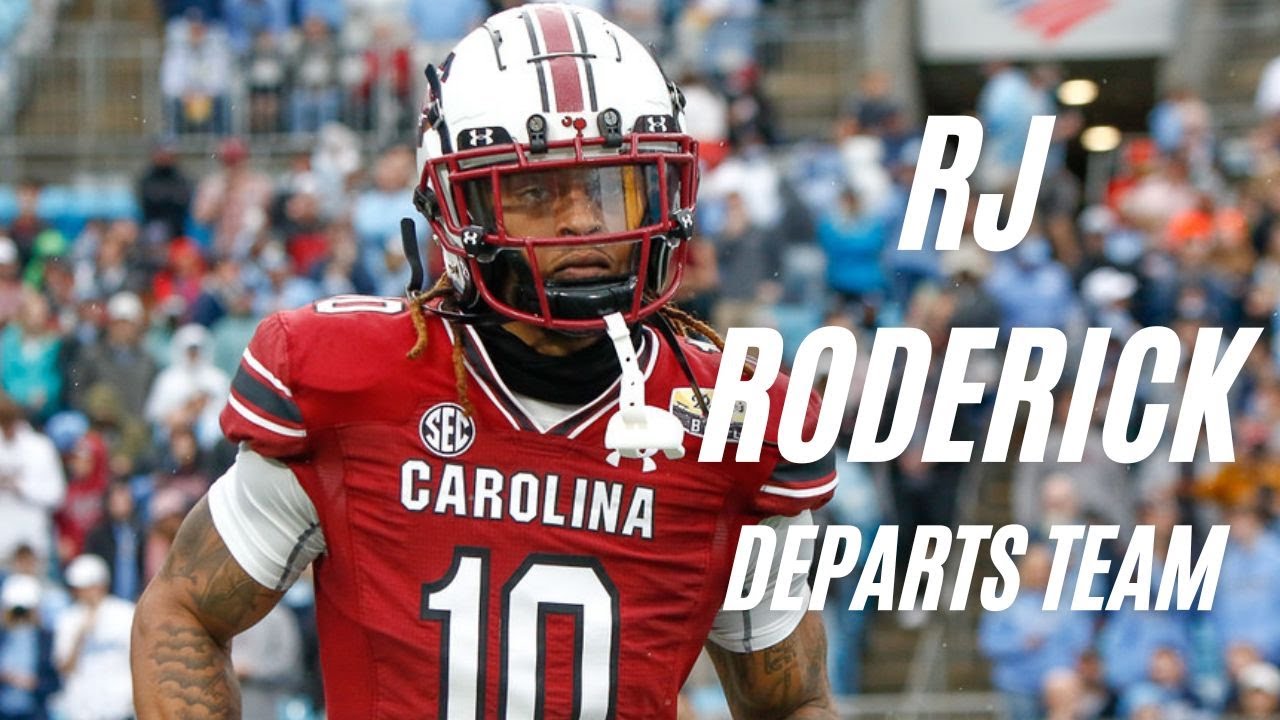 RJ Roderick departs South Carolina football team - YouTube