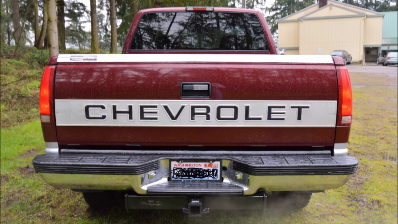 1997 CHEVROLET EXT CAB 1500 SILVERADO 5.7L 350 Z71 4X4 - YouTube