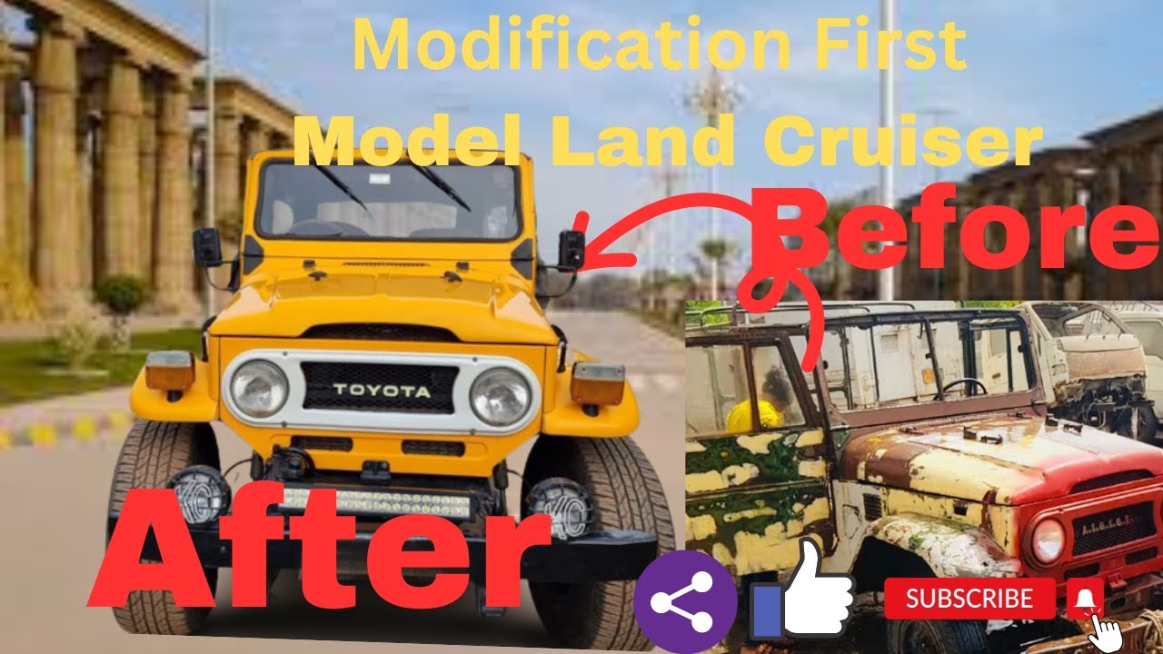Pakistan’s First Model Land Cruiser Jeep Modified Into 4×4 Monster 😍 ...