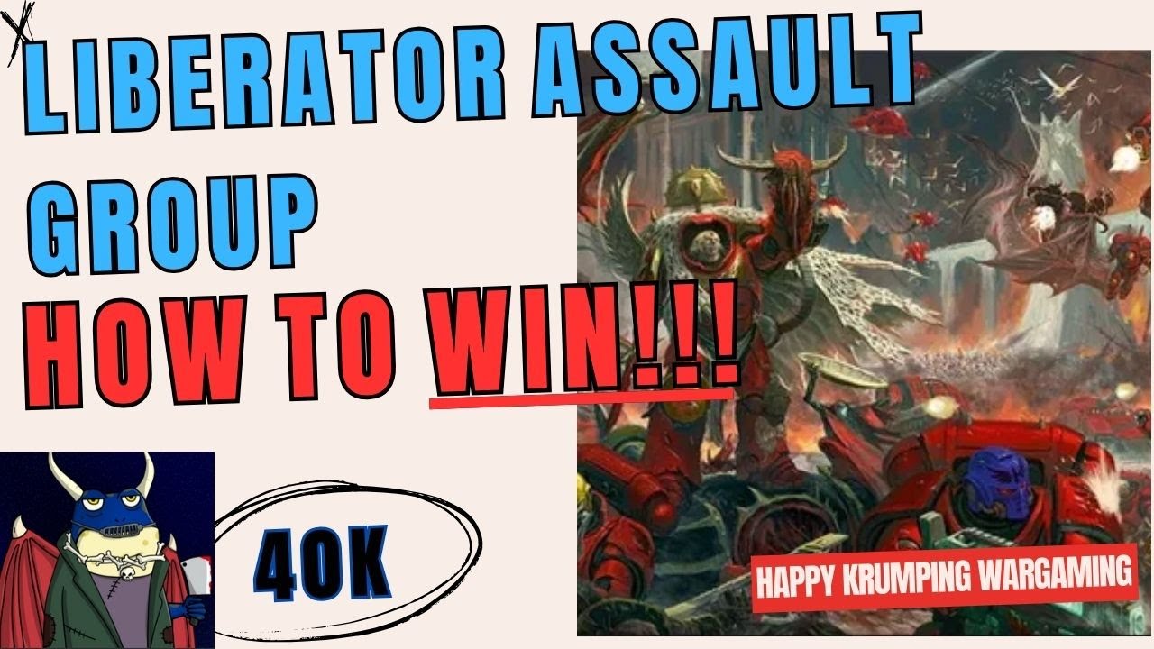 Blood Angels, How to play Liberator Assault Group. Warhammer 40k. - YouTube