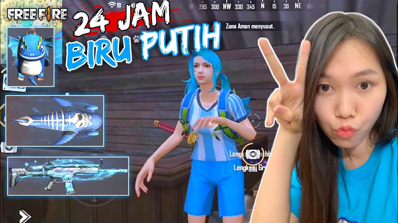 HEADSHOOT MUSUH PAKE SERBA BIRU PUTIH - FREE FIRE INDONESIA - YouTube