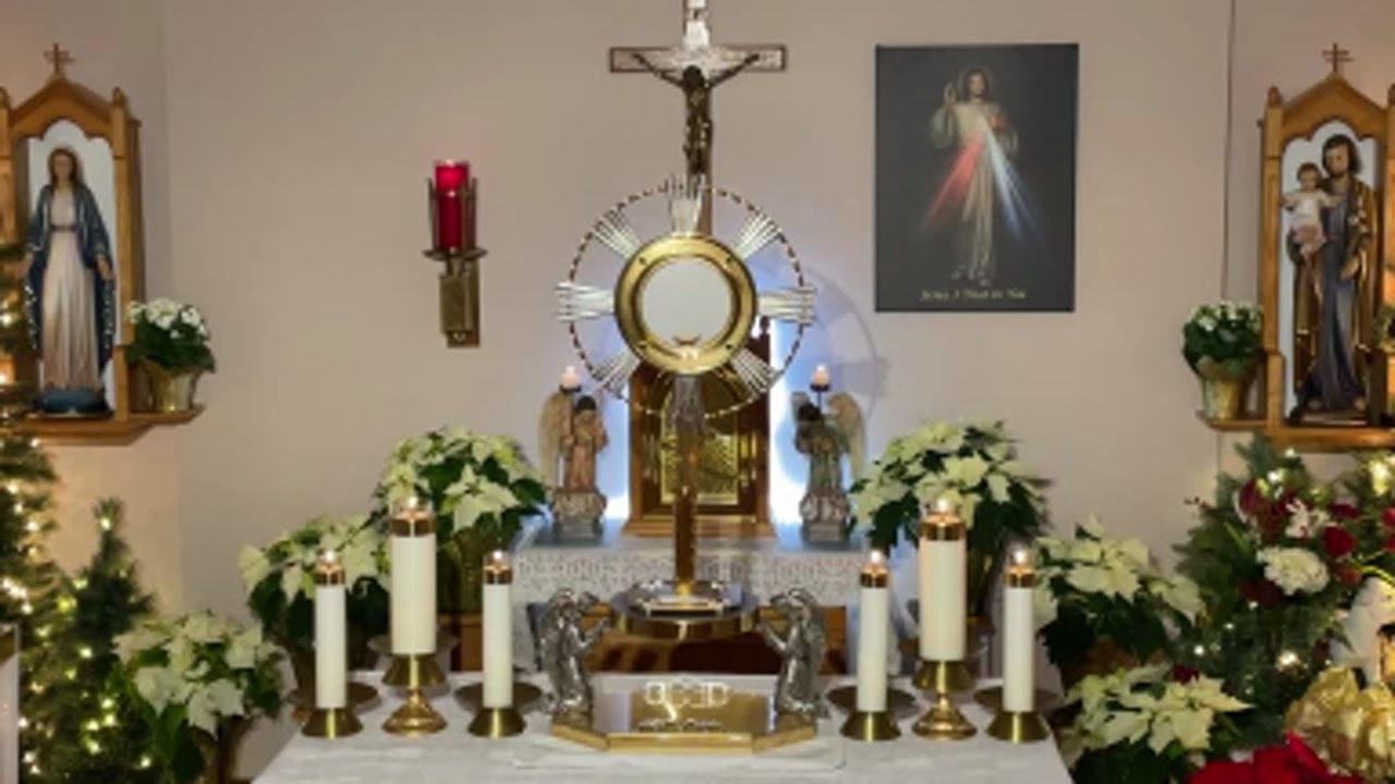 LIVE Eucharistic Adoration - Sisters of Divine Mercy - YouTube