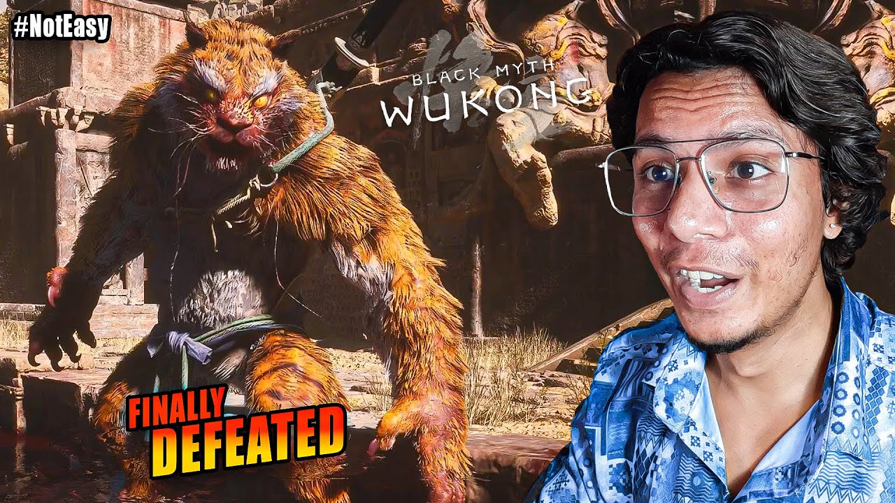 Finally Defeated Tiger Vanguard in Black Myth Wukong [Hardest Boss ...