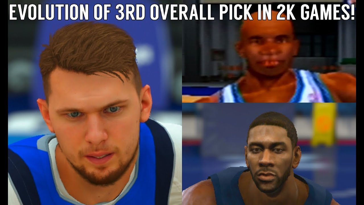 The Evolution of the Third Overall Draft Pick in 2K Games! (NBA 2K ...
