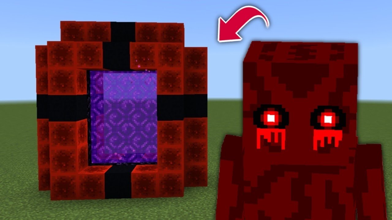 Membuat Portal 666 exe ~ Minecraft PE - YouTube