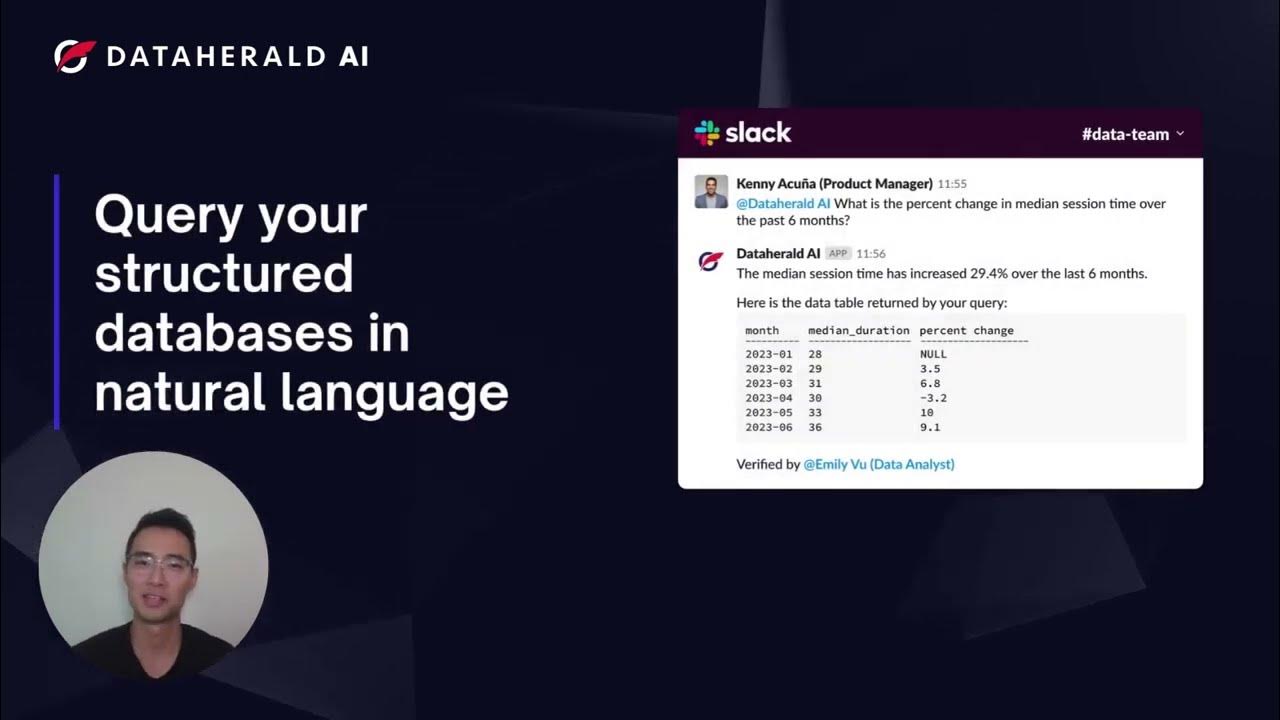 Dataherald NL-to-SQL API - YouTube