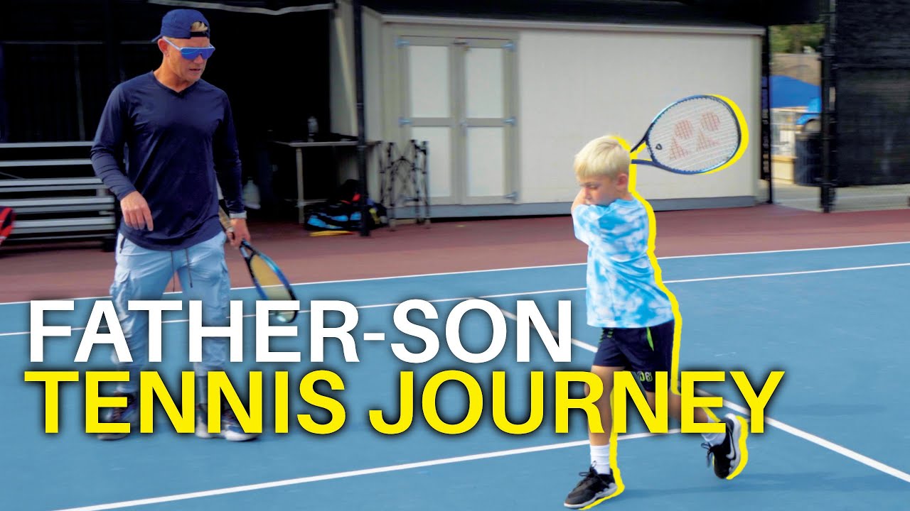 Father-Son Tennis Bonding: Andrew & Henry's Fun Tennis Fundamentals ...
