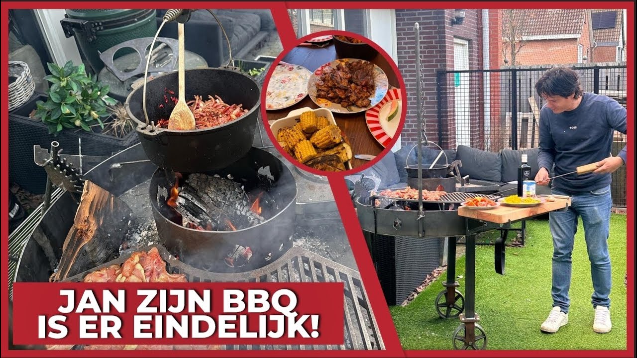 JAN ZIJN NIEUWE BBQ IS ER! (MEGA GROOT) - #1643 - YouTube