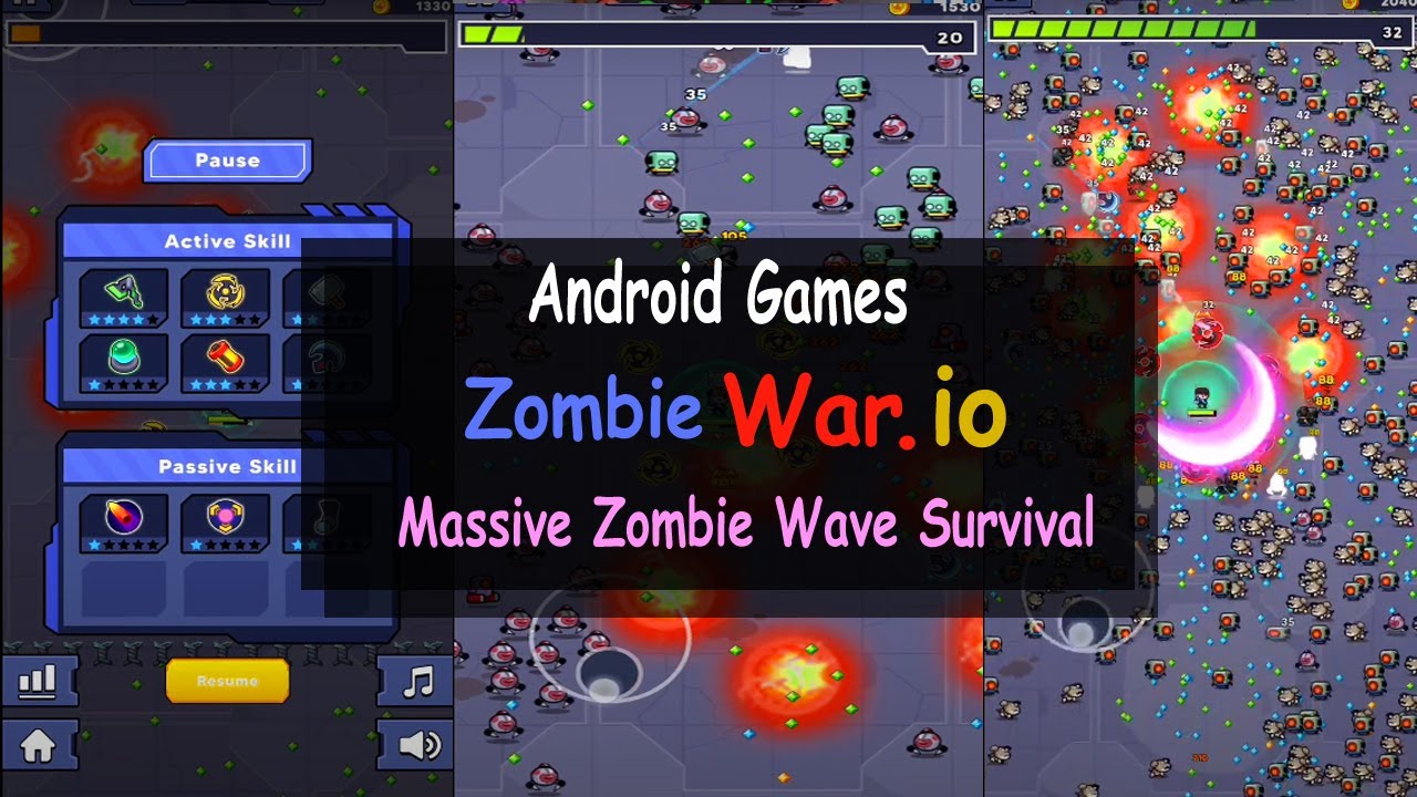 Zombie War.io Zombie Survival Android Gameplay | Android Games | Mobile ...
