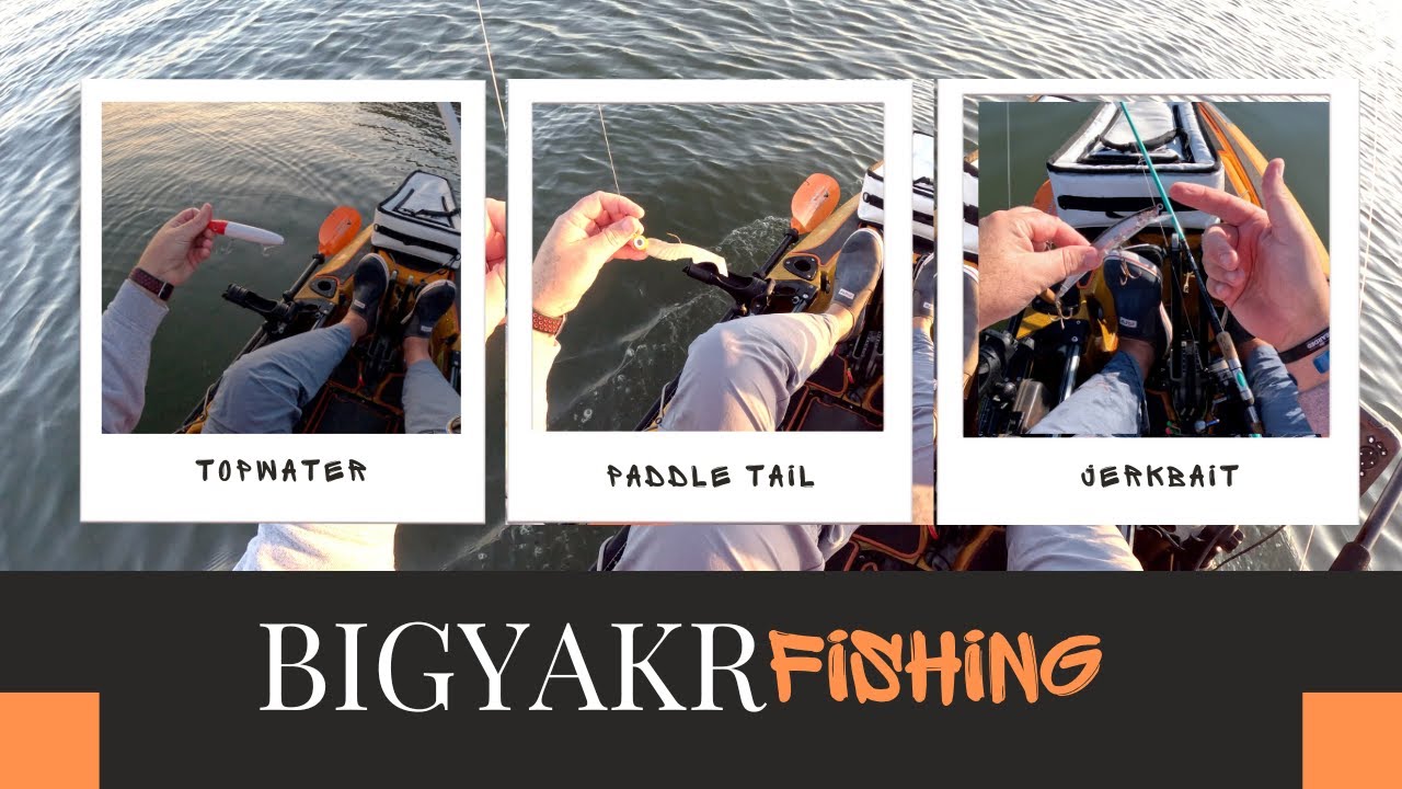 Top Water and Trolling Multiple Lures on my Kayak in the Chesapeake Bay During Hot Fishing Bite ...