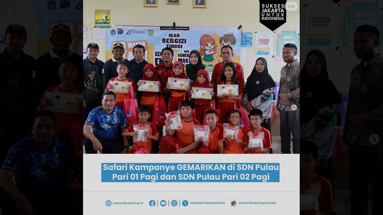 Kampanye Gerakan Memasyarakatkan Makan Ikan Gemarikan 2024 - YouTube