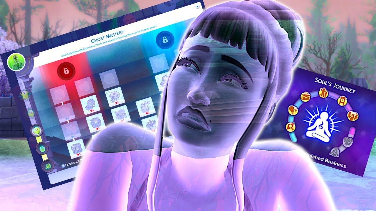 Living as a ghost! // Sims 4 life & death - YouTube