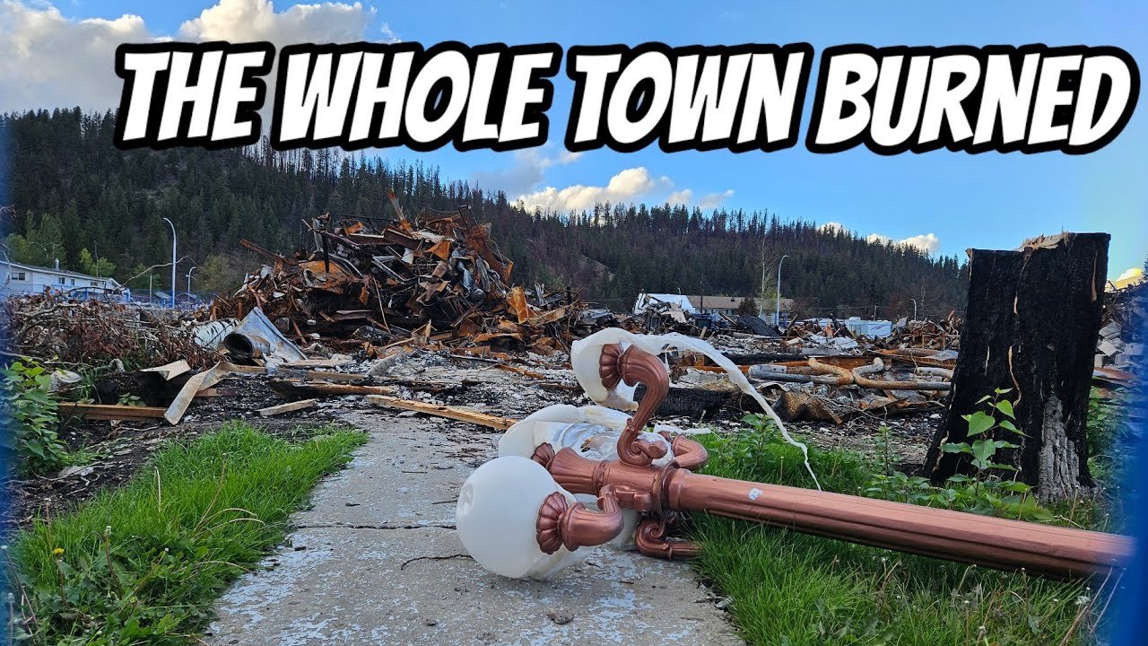 Visiting Jasper After The Fire - Wildfire Vanlife - YouTube