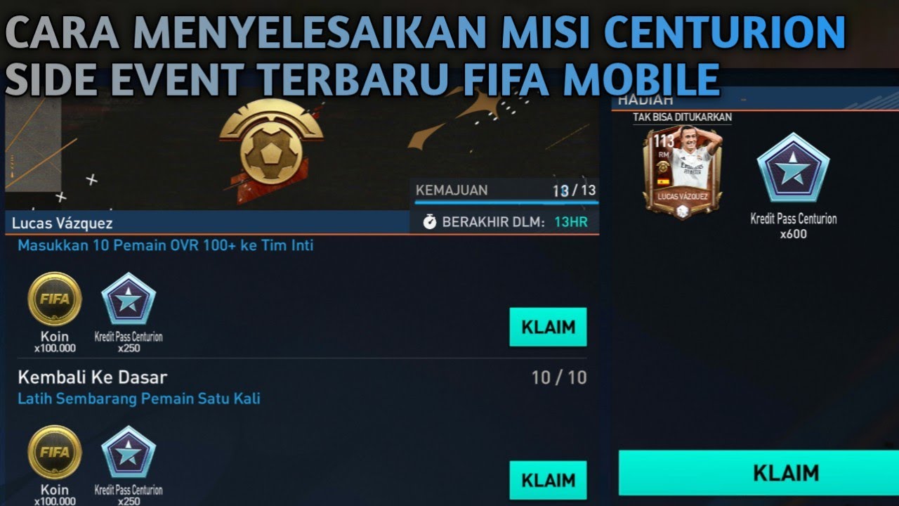 Cara Menyelesaikan MISI CENTURION 2023 | FIFA MOBILE 2023 INDONESIA - YouTube
