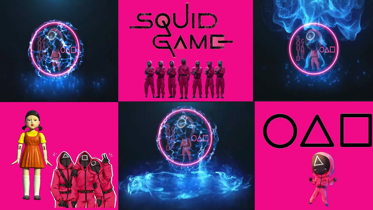 How to create a Squid Game Cool Gaming Intro logo Animation using ...