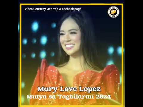 Mary Love Lopez Mutya sa Tagbilaran 2024 Winning Answer - YouTube