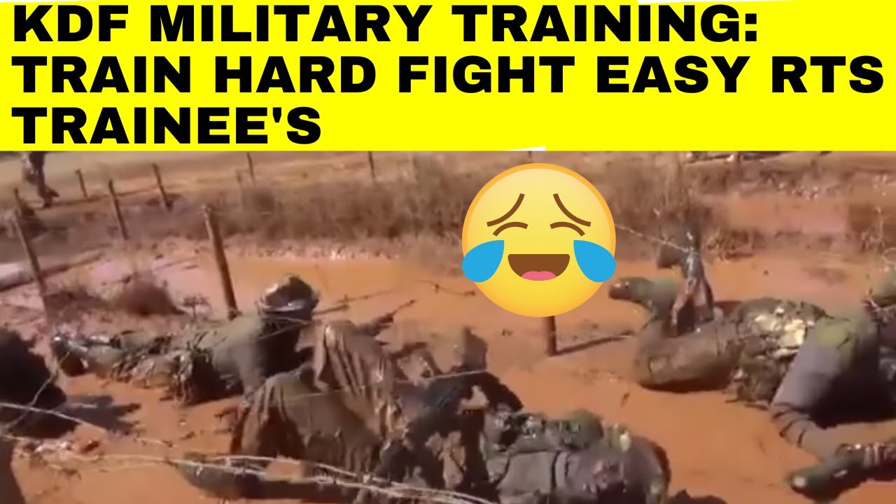 😓 KDF MILITARY TRAINING: Train Hard Fight Easy, RTS Trainee's At Work ...