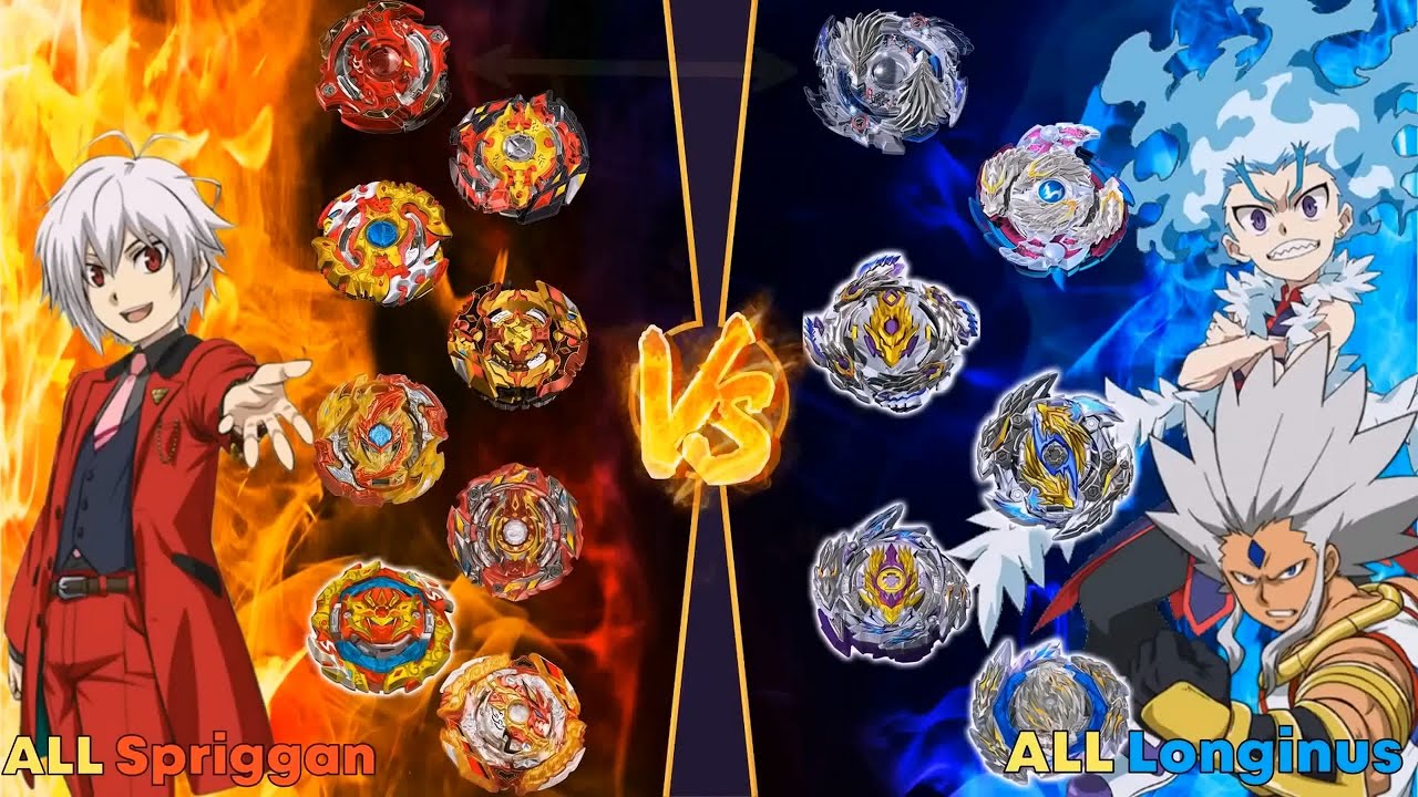 【ALL Spriggan VS ALL Longinus Beyblade Burst Relay Battle】 ベイブレードバースト ...