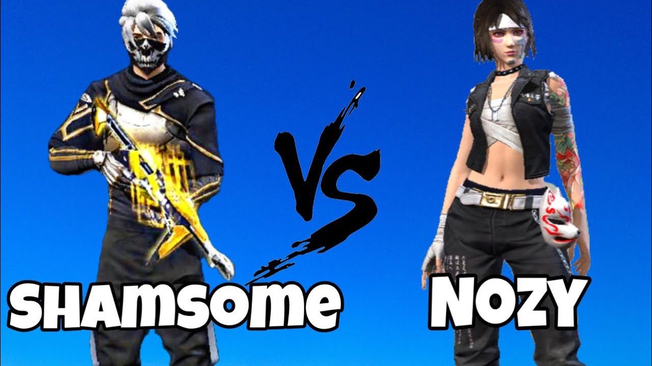 SHAMSOME vs NOZY || FREE FIRE - YouTube