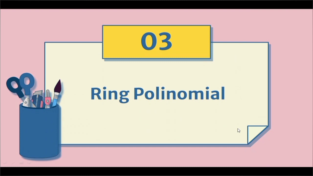 Ideal Prima, Ideal Maksimal, dan Ring Polinomial || Struktur Aljabar ...