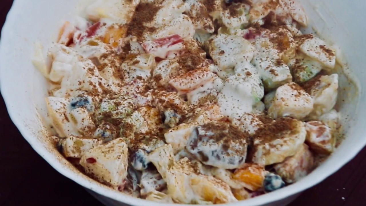 Creamy fruit chaat recipe | Easy Cooking - YouTube