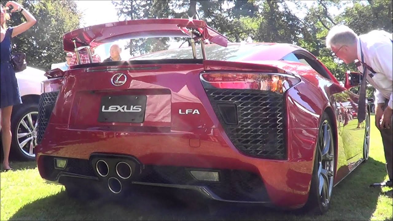 Lexus LFA- Startup & INSANE Revs - YouTube