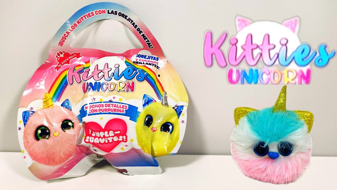 Kitties Unicorn sbabam plush figure unboxing - YouTube