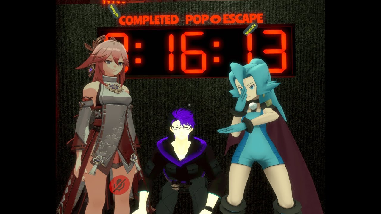 Pop escape speedrun VRchat - YouTube