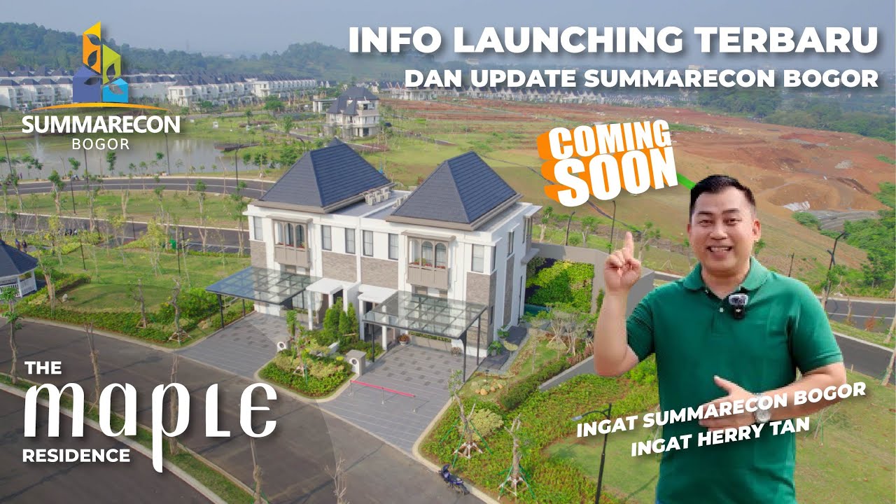 Maple Residence Summarecon Bogor, Cluster di Dataran Tinggi Dengan Panorama View Summarecon ...