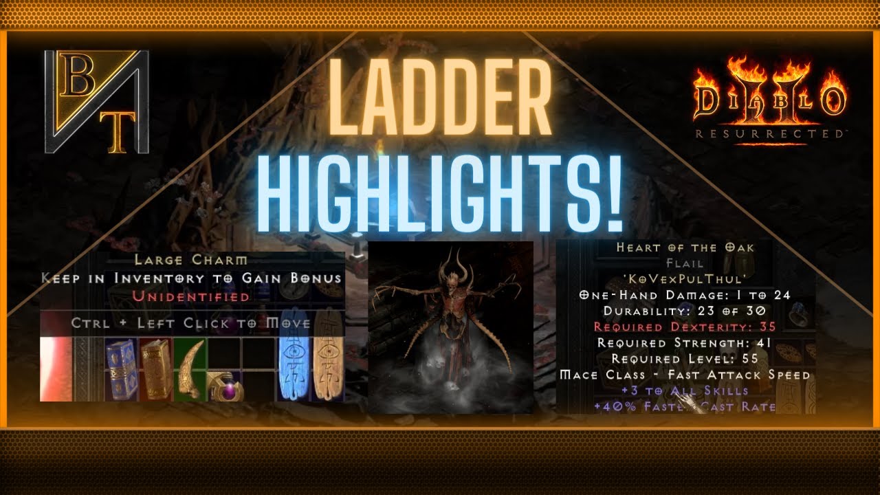 Early Ladder Highlights For Diablo 2 Resurrected Season 2 Patch 2.5 ...