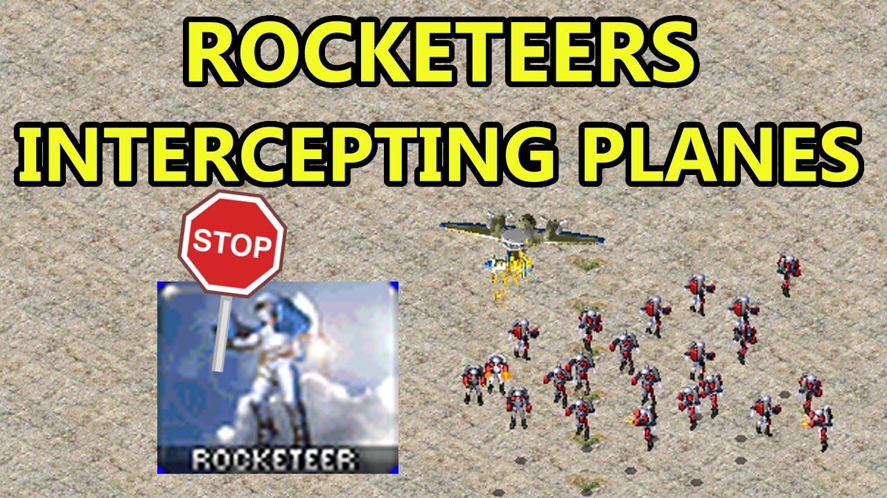 Intercepting Planes with Rocketeers - Red Alert 2 - YouTube