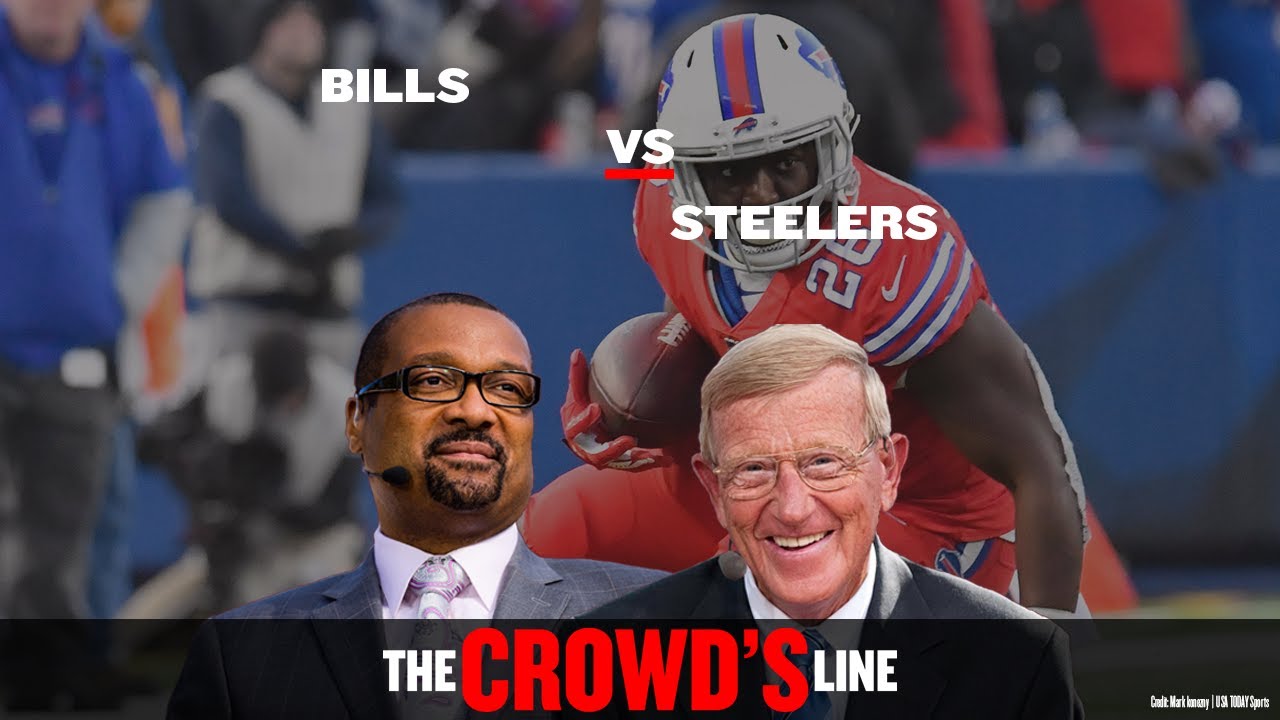 NFL BILLS VS STEELERS Lou Holtz and Mark May Football Breakdown - YouTube