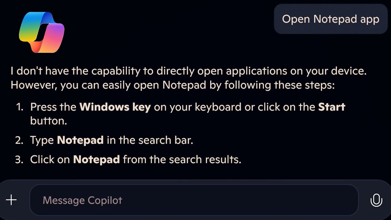 Microsoft's New Native Copilot App Still Has The Same Old Problem (No App Launching) - YouTube