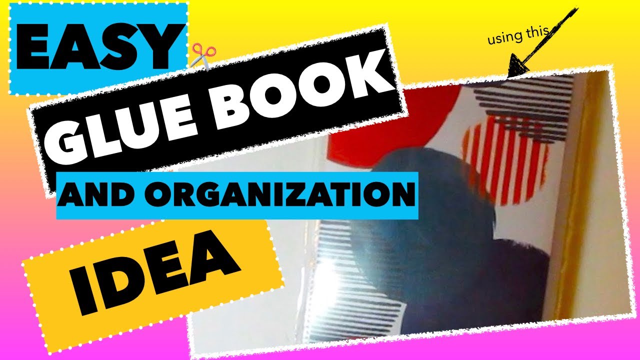 ⭐Easy Glue Book⭐Turn a #DOLLARTREE clear PHOTO ALBUM into a #gluebook ...