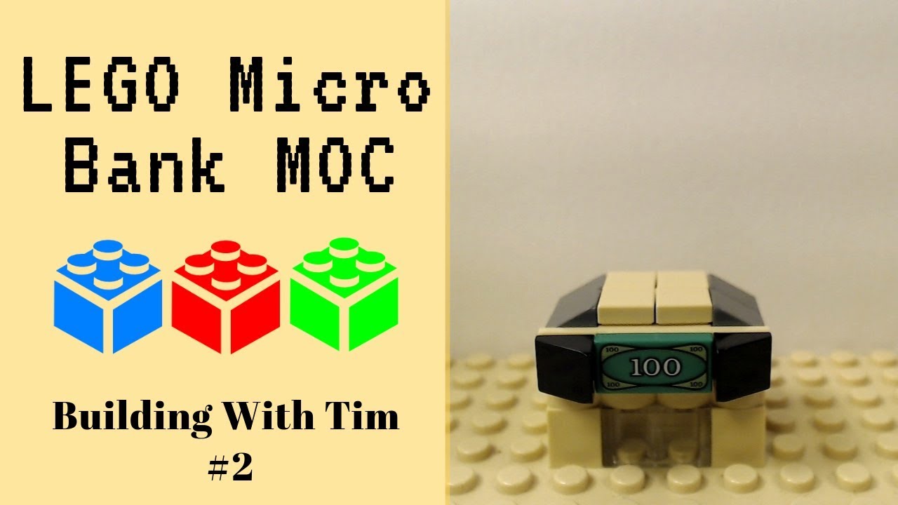 LEGO Micro Bank MOC - Building With Tim #2 - YouTube