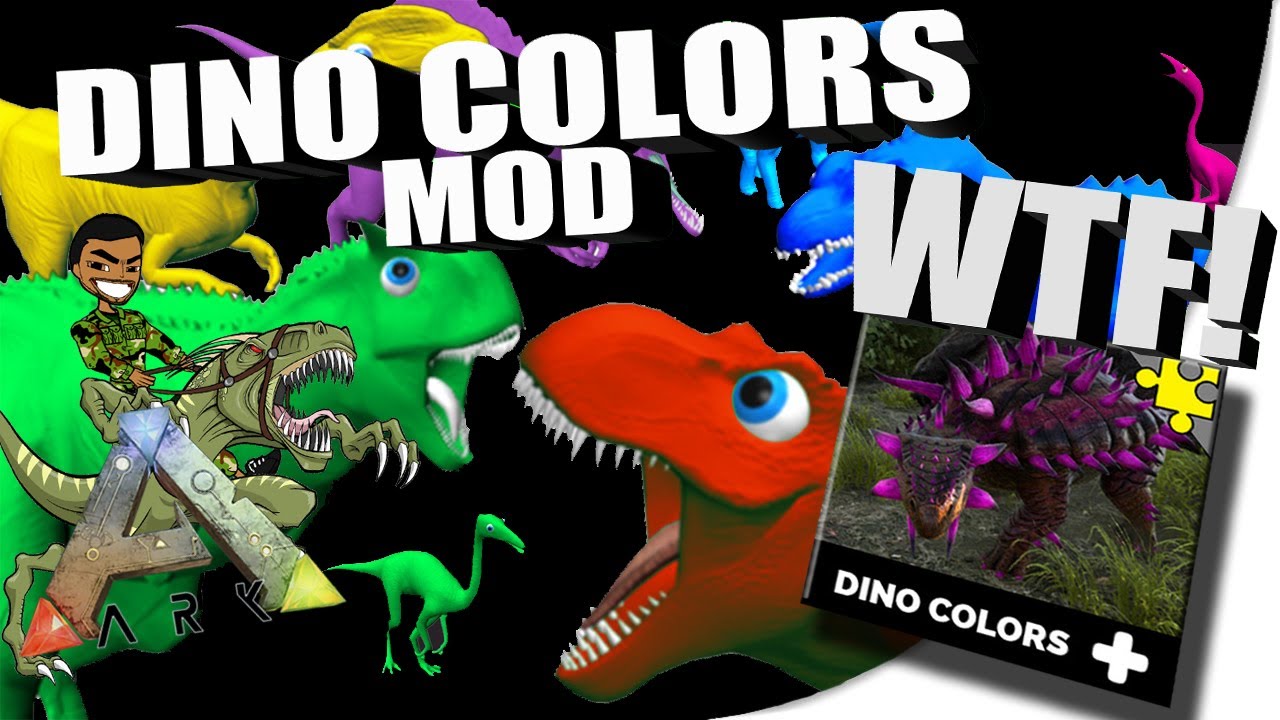 ARK - MOD DINO COLORS - MI OPINIÓN - YouTube