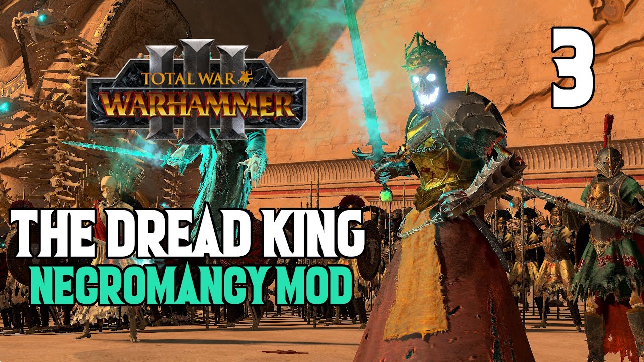 Dwarf Skeletons! - The Dread King #3 - OvN - Necromancy Mod - Total War: Warhammer 3 - YouTube