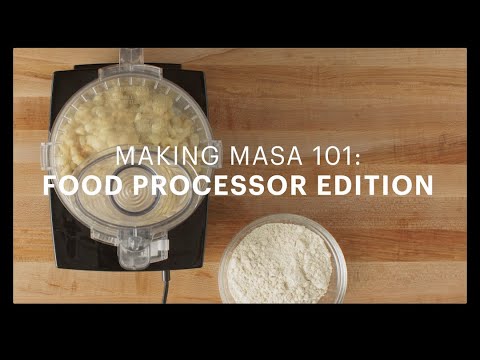 How to Make Masa Using a Food Processor Recipe - YouTube