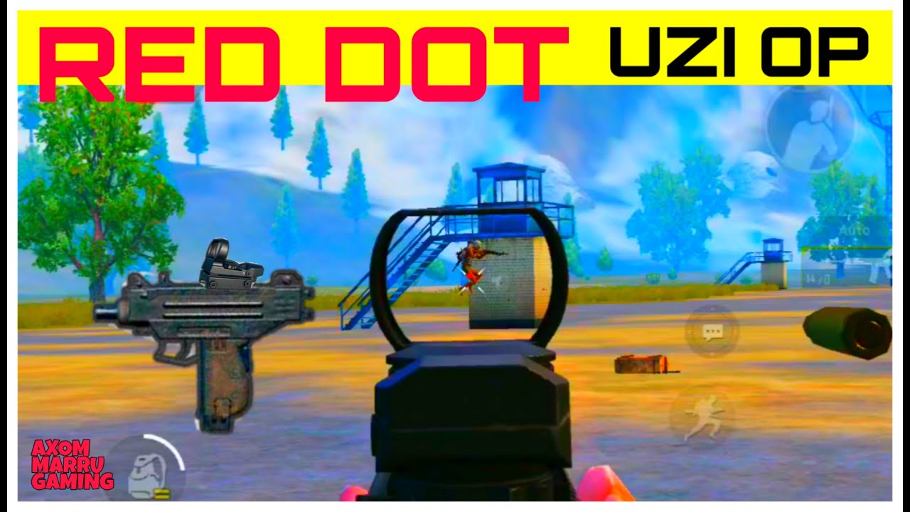Uzi Red dot Pubg Mobile | Gameplay videos | Axom Marru - YouTube