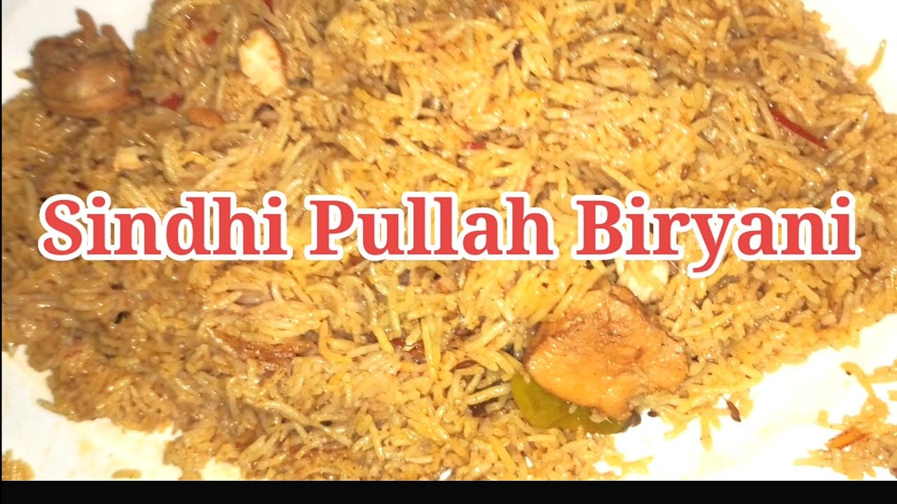 Sindhi Pullha recipe biryani - YouTube