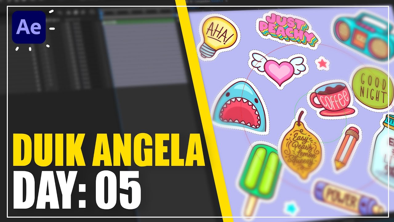 Duik Angela- DAY:05 | Effector | After Effects Tutorials - YouTube