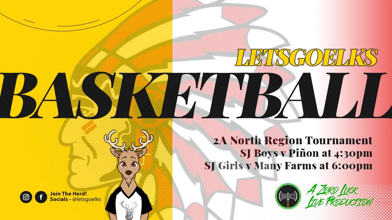 Let's Go Elks | 2A Region Basketball Tournament - St. Johns v. Many ...