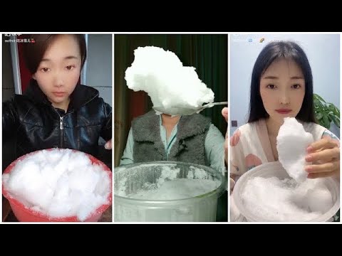 SQUEAKY WHITE POWDERY ICE(BITES ONLY) - YouTube